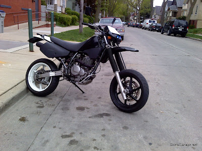 Don's garage: DR350 Supermoto Project