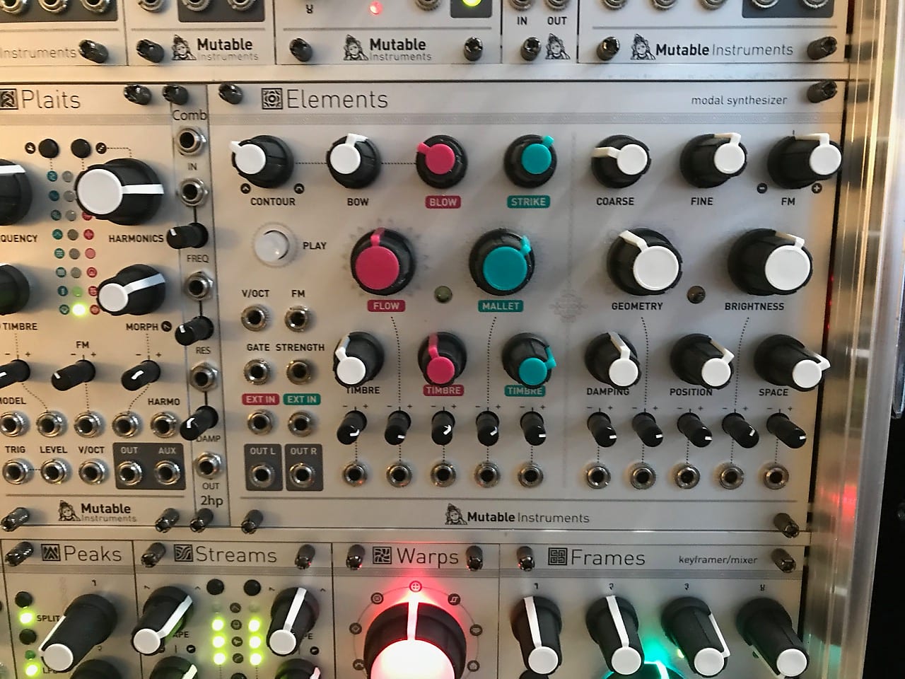 MATRIXSYNTH: 20 Module Mutable Instruments Eurorack System with Doepfer ...