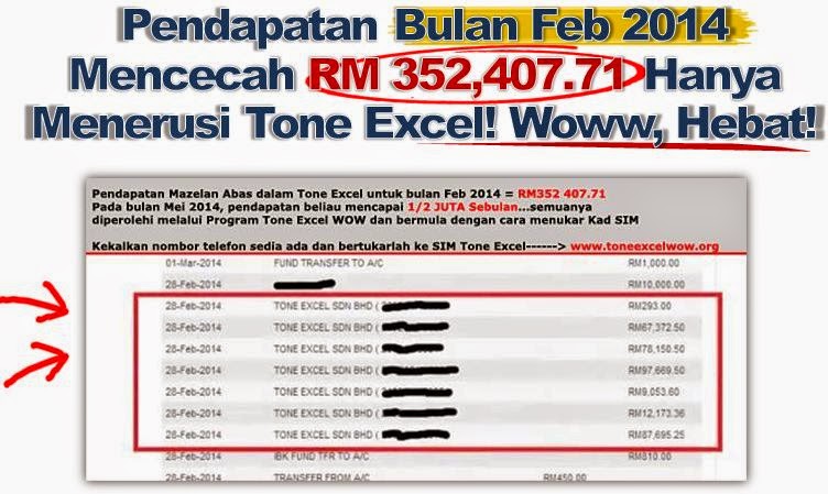 Tone Excel ~ Kedai Tone Excel