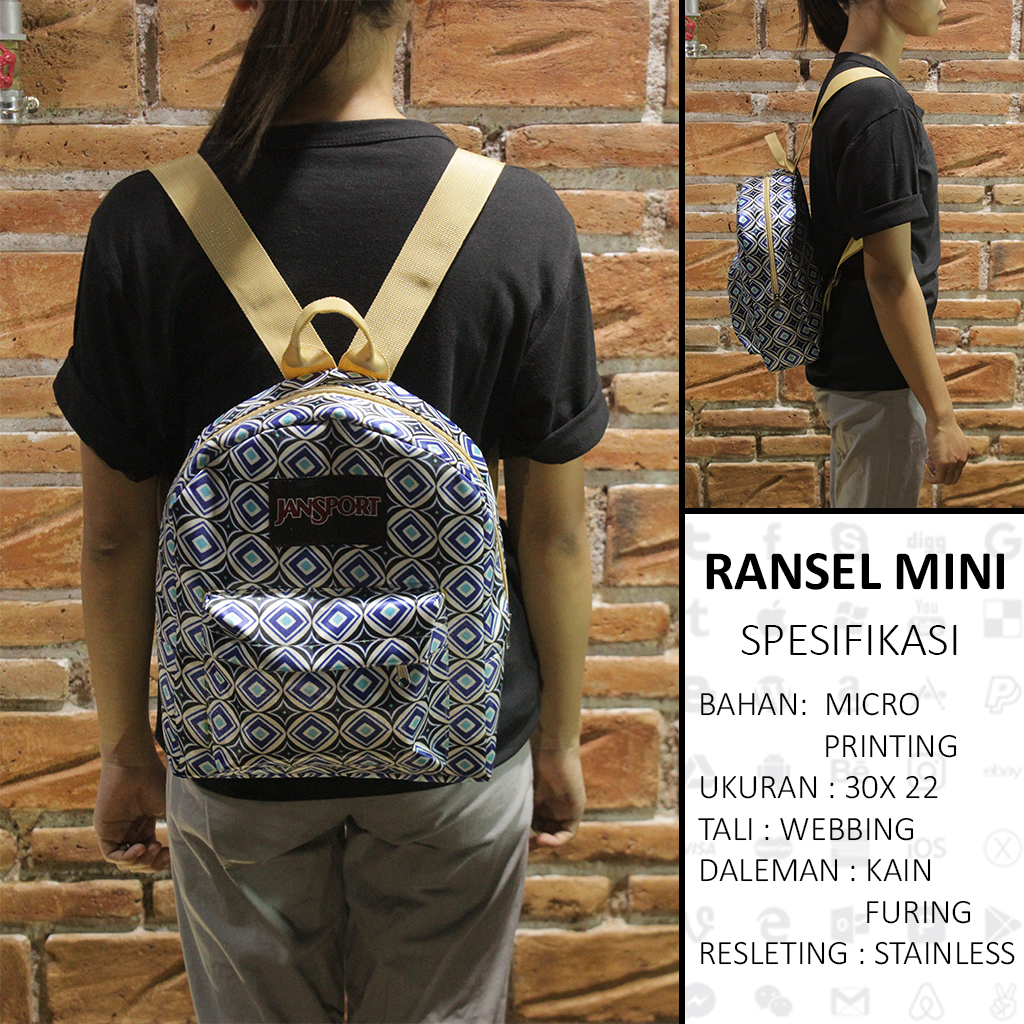 TAS RANSEL MURAH HARGA MULAI DARI 17.500 / PCS ~ JUAL SLINGBAG KANVAS MURAH