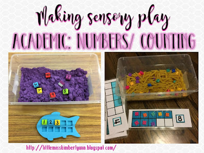Little Miss Kim's Class: Making Sensory Play ACADEMIC in special education