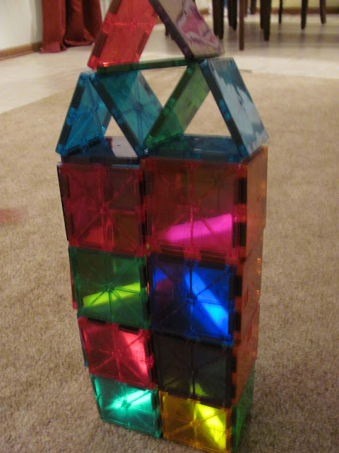 The Chocolate Muffin Tree: Magna-Tiles and Glow Sticks