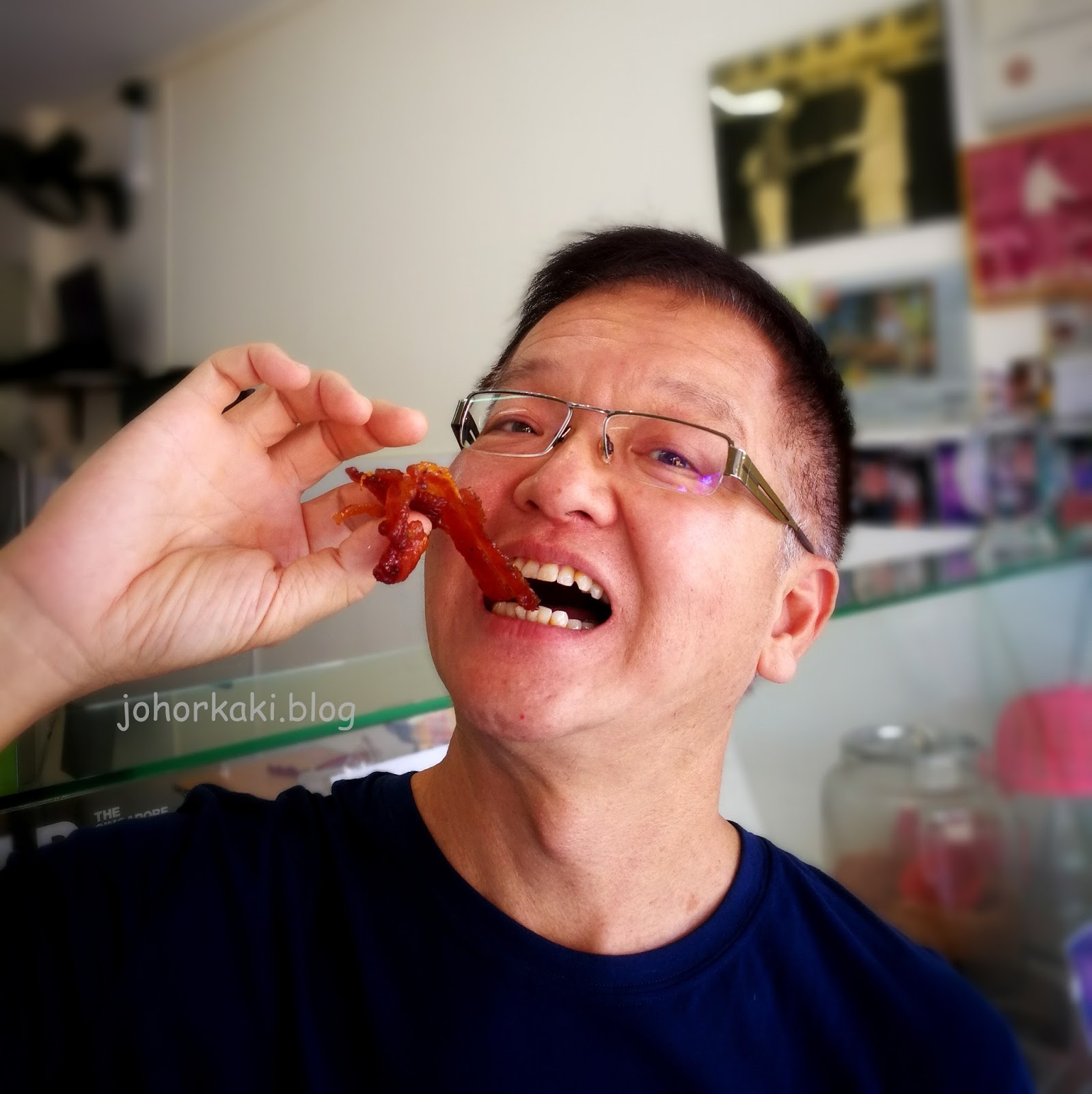 Kim Hock Seng Bak Kwa. Artisanal BBQ Pork Slices 金福成肉乾 |Tony Johor Kaki ...