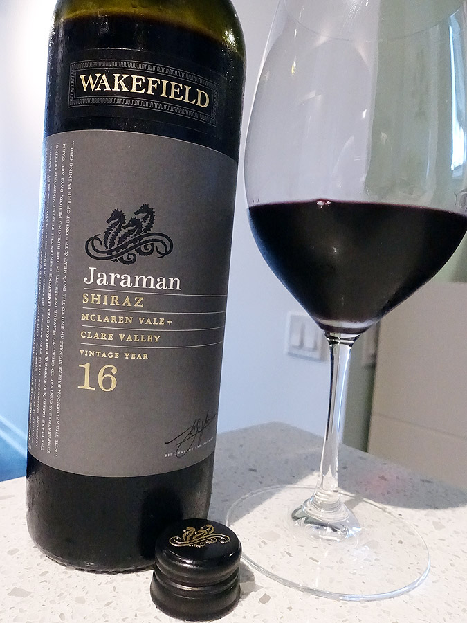Wakefield Jaraman Shiraz 2016 (Australia) - Wine Review