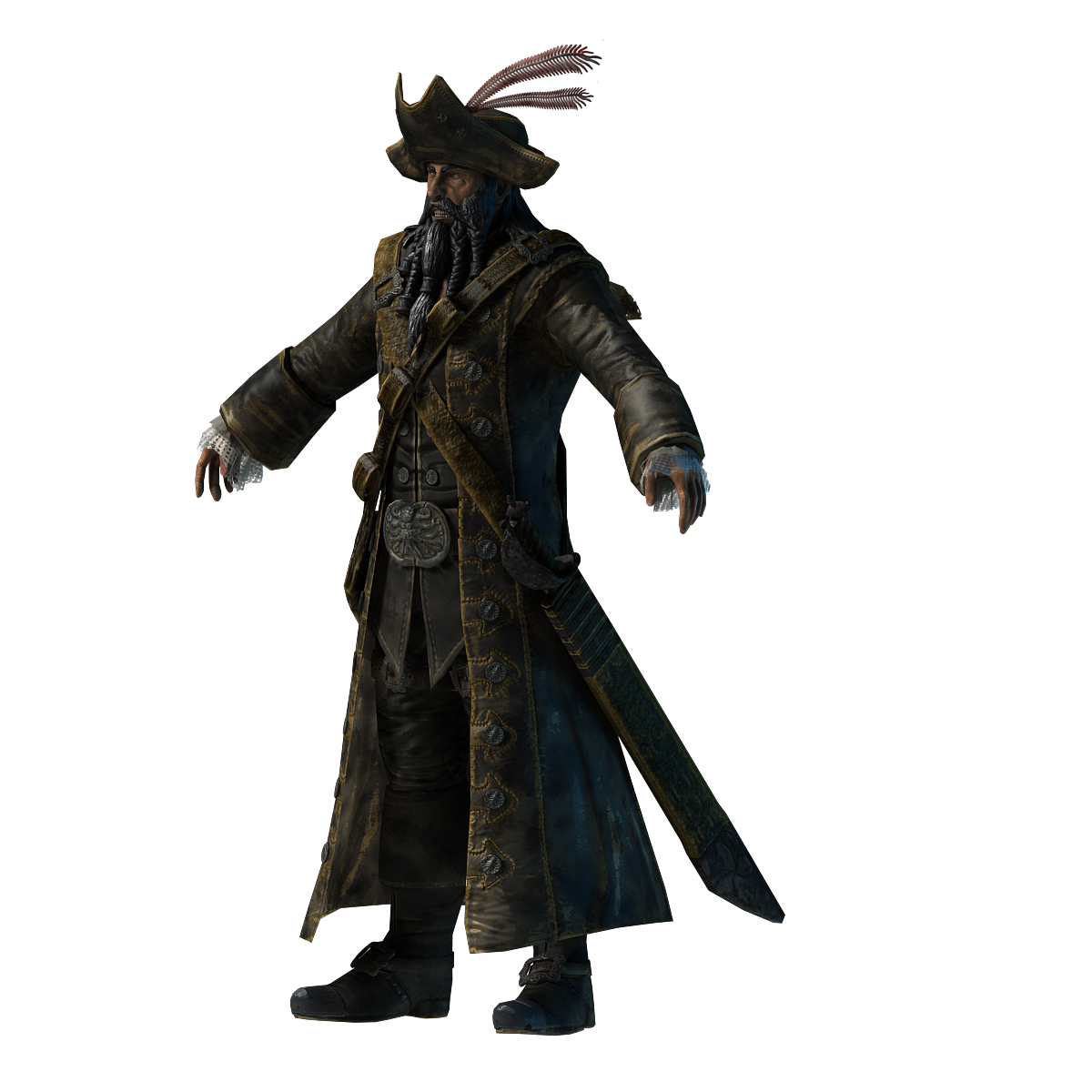 Black Beard: HQ Renders of BlackBeard