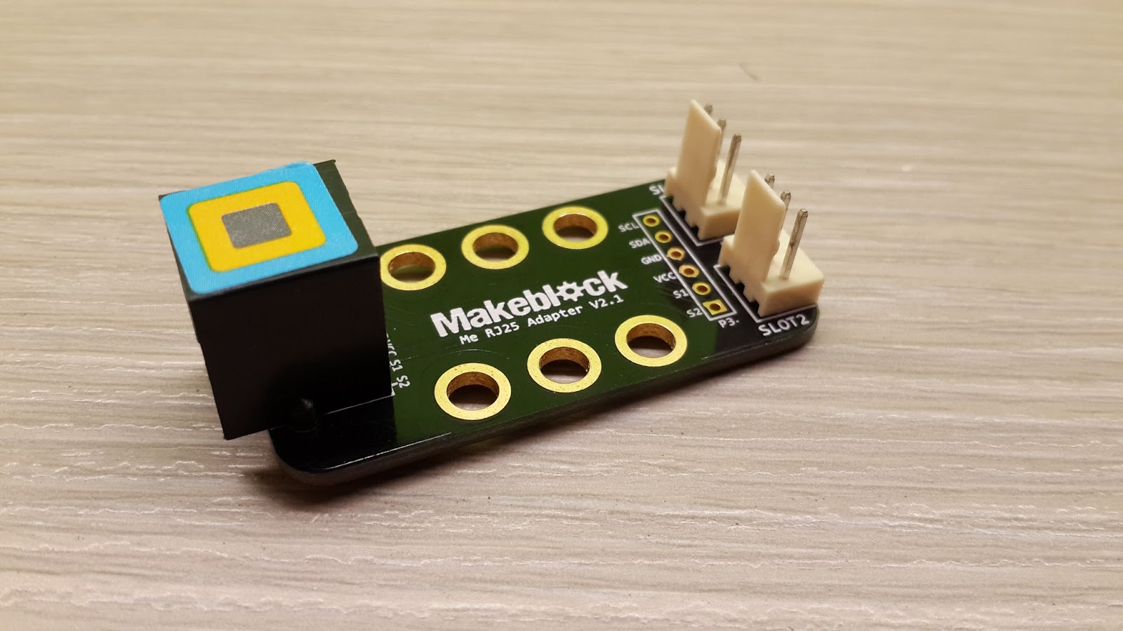 ljj的奇幻漂流: 自製mBot可以使用的RJ-25轉接器