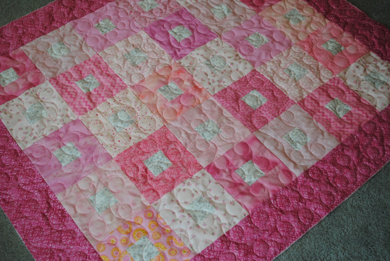 Pink Quilt Embroidered at Ellen Curry blog