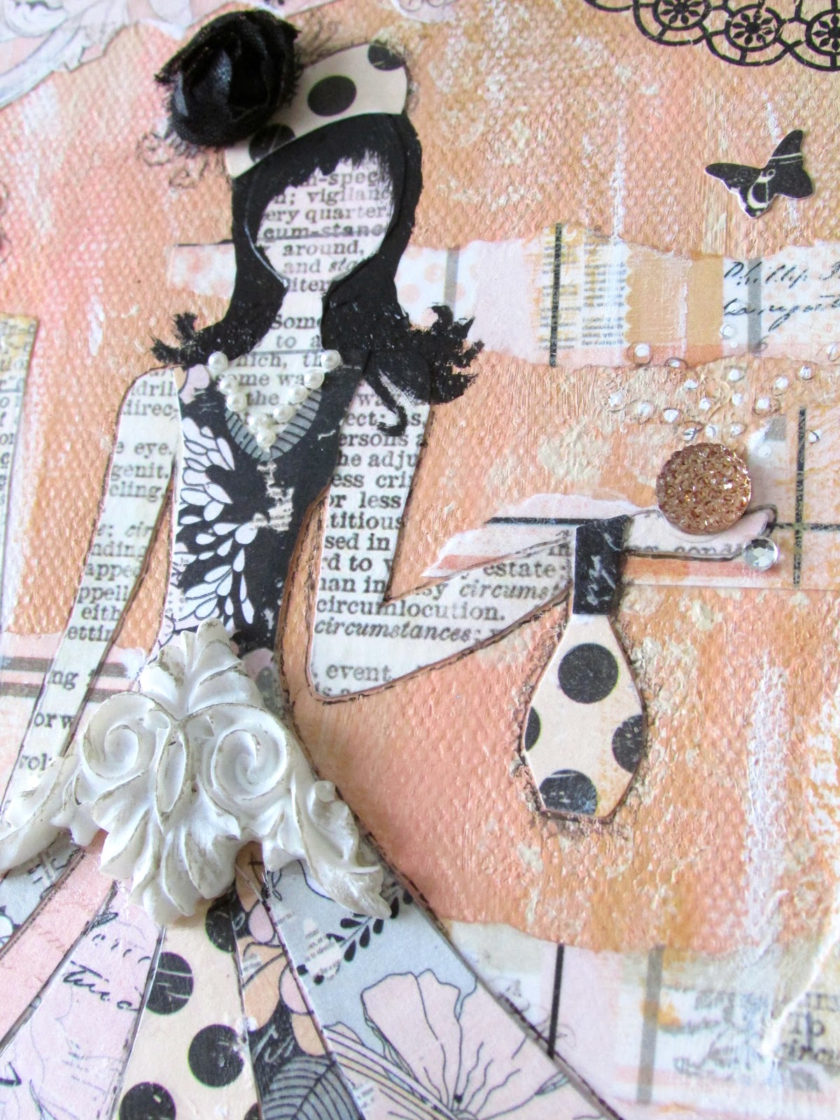 THE BEAUTY OF PAPER: Collage Girl Inspired by Suzie