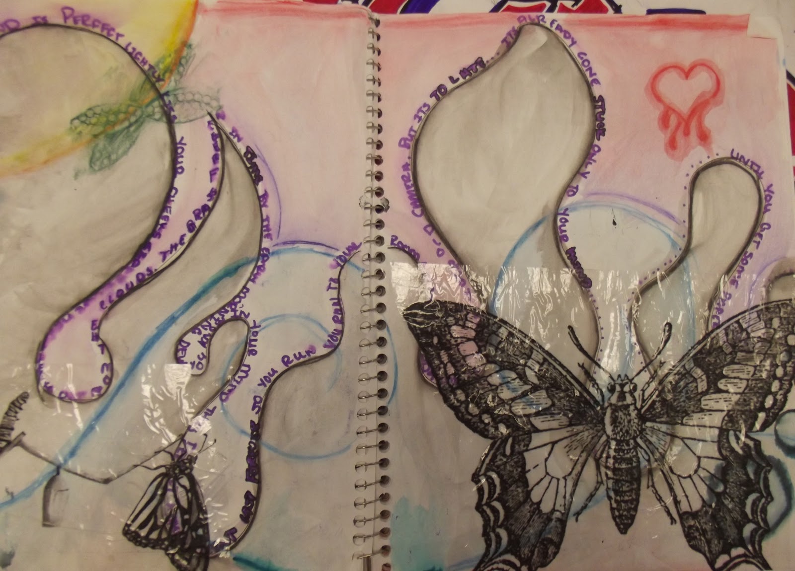 J. Frank Hillyard Middle School Art Room: STUDENT JOURNAL PAGES