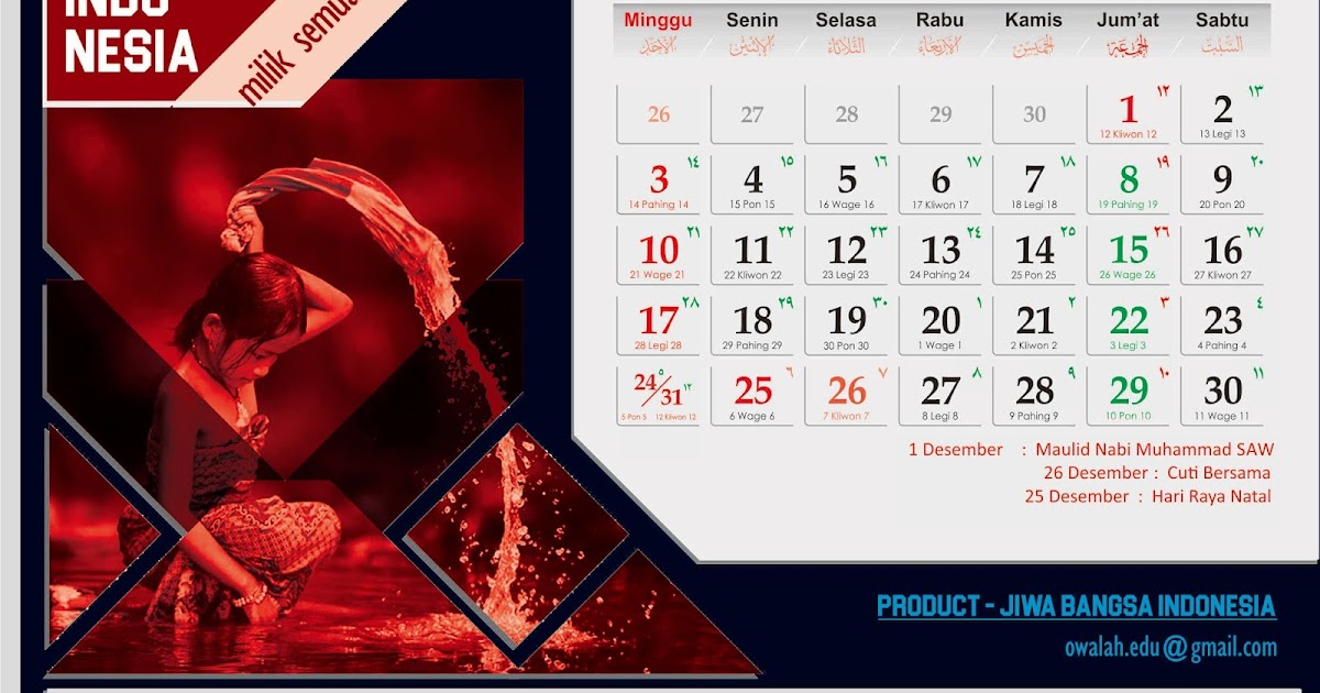 71+ Cara Desain Kalender Meja