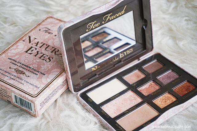 Too Faced Natural Eyes Palette Review | Sabrina Tajudin | Malaysia ...