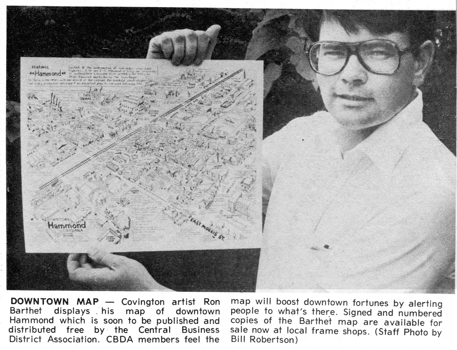 The Barthet Gallery: Hammond History Book & The Map