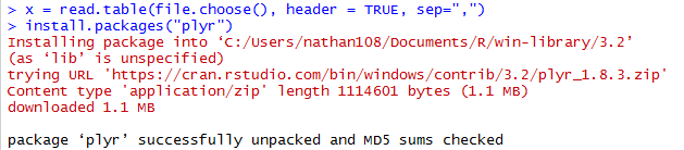 Intro To R: Module 8 : Input/Output, String Manipulation & PLYR Package
