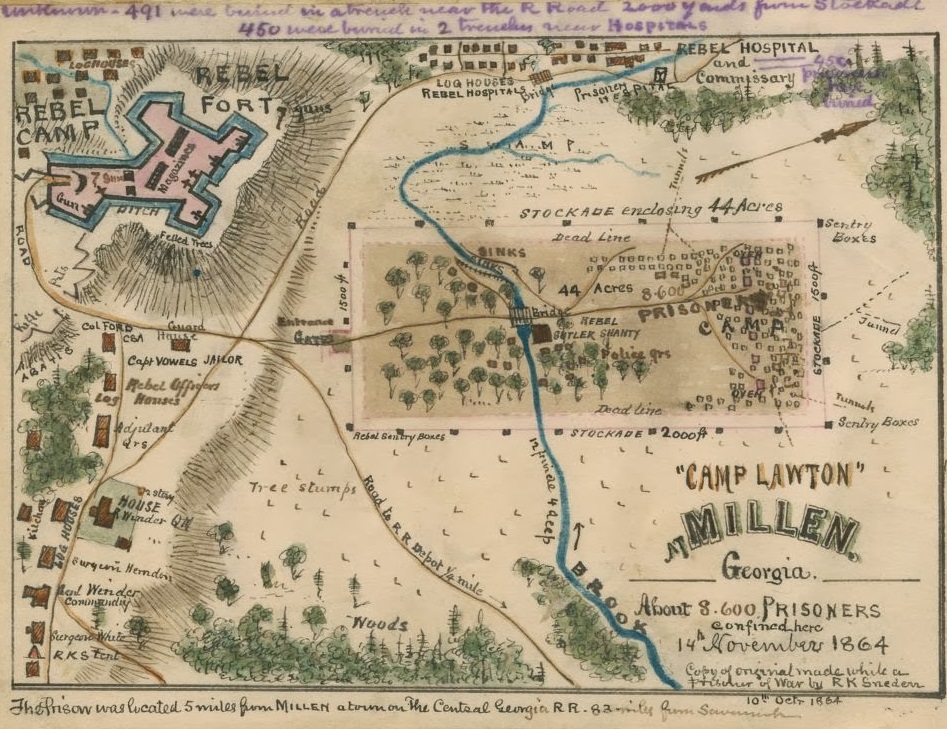 Civil War Encampment Maps