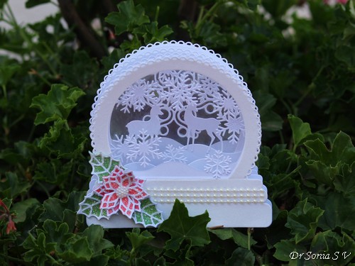 Crealies: Crealies 3 D Snow globe