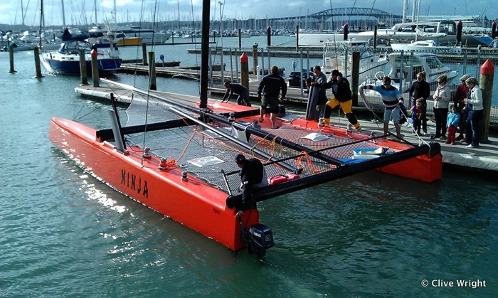 Trimaran Projects and Multihull News: Ninja 10metre racing catamaran ...