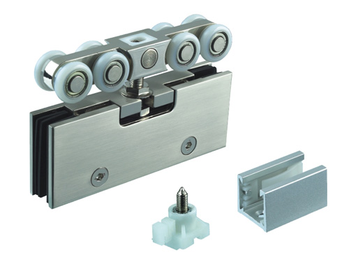 Suspended sliding door - Frameless with DORMA door suspension system