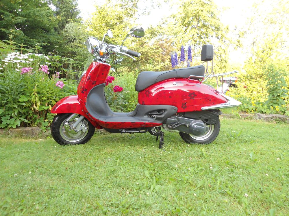 Scooter-Service-Deutschland: Retro-Roller ZNEN 125T-E "Cherry Water ...