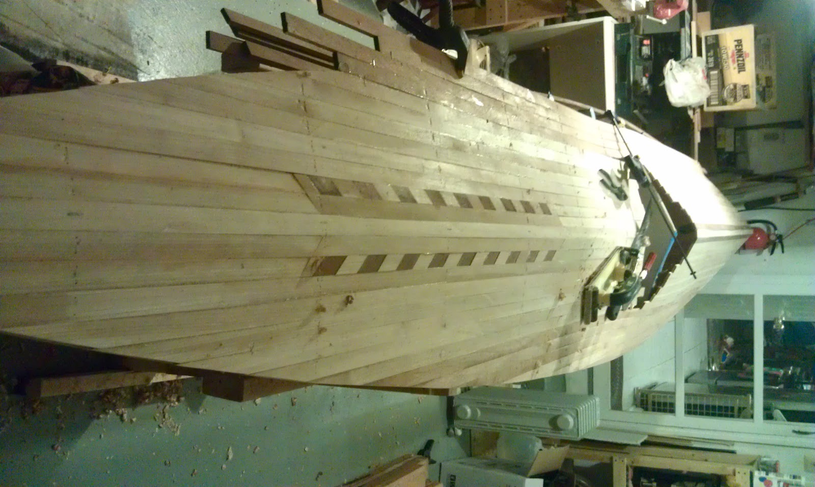 TeamSax: Starboard decking complete!