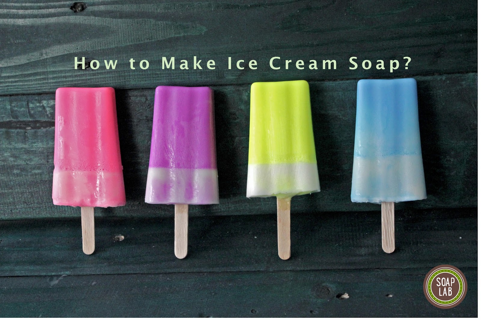 SoapLab Malaysia: Ais Cream Soap (Popsicle Soap): How To Make
