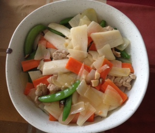 Joanne's Easy Bake: Chinese Yam (Shan Yao) Stir-Fry