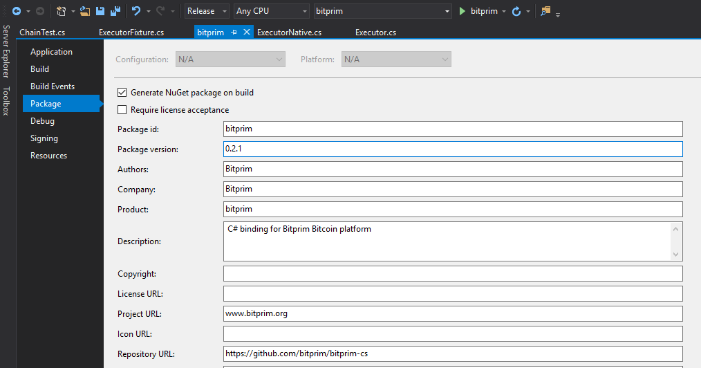 NuGet scripting in VS 2017