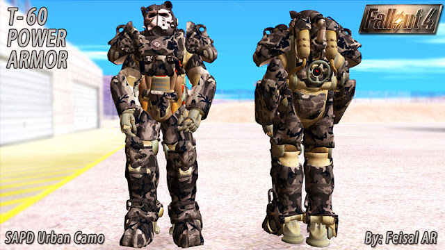 T-60 Power Armor - SAPD Urban Camo (GTA SA) | Feisal AR Mods