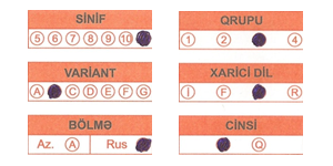 Cavab kartı necə doldurulmalı? ~ Niyal Kursları