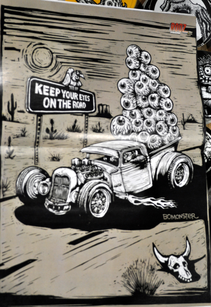 Old Skool Rodz magazine Sept 2013 issue has a feature on BOMONSTER (he ...