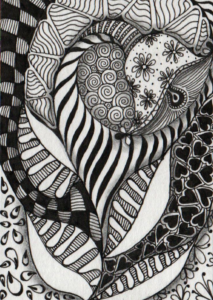 Creative Doodling with Judy West: More Trading Card Patterns