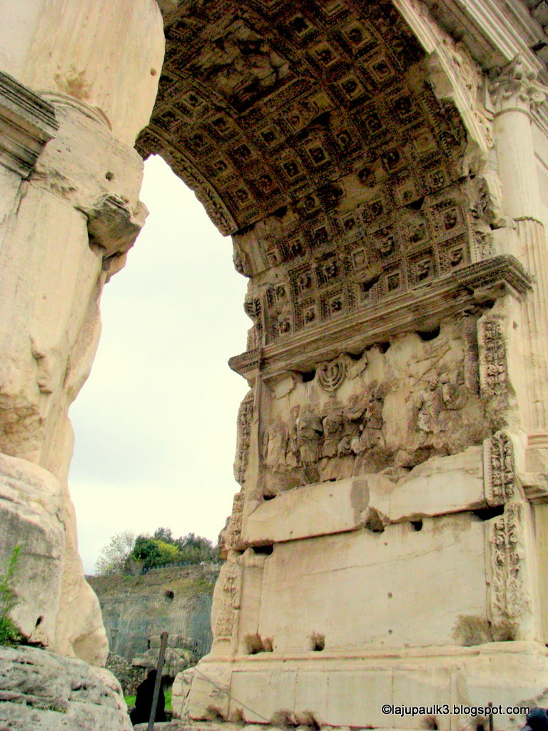THROUGH THE LAND OF ISRAEL III: The relief panel on the 'Arch of Titus ...
