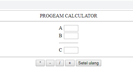 Coding javascript penjumlahan sederahana - SHARE28S