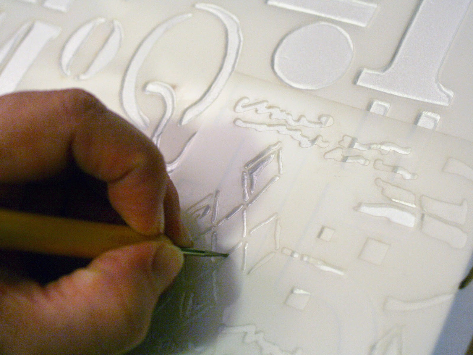 StencilGirl Talk: December StencilClub: Make a Printing Plate!