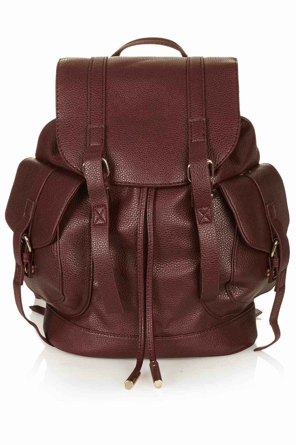 Lust of the week: Topshop burgundy backpack | Style Trunk