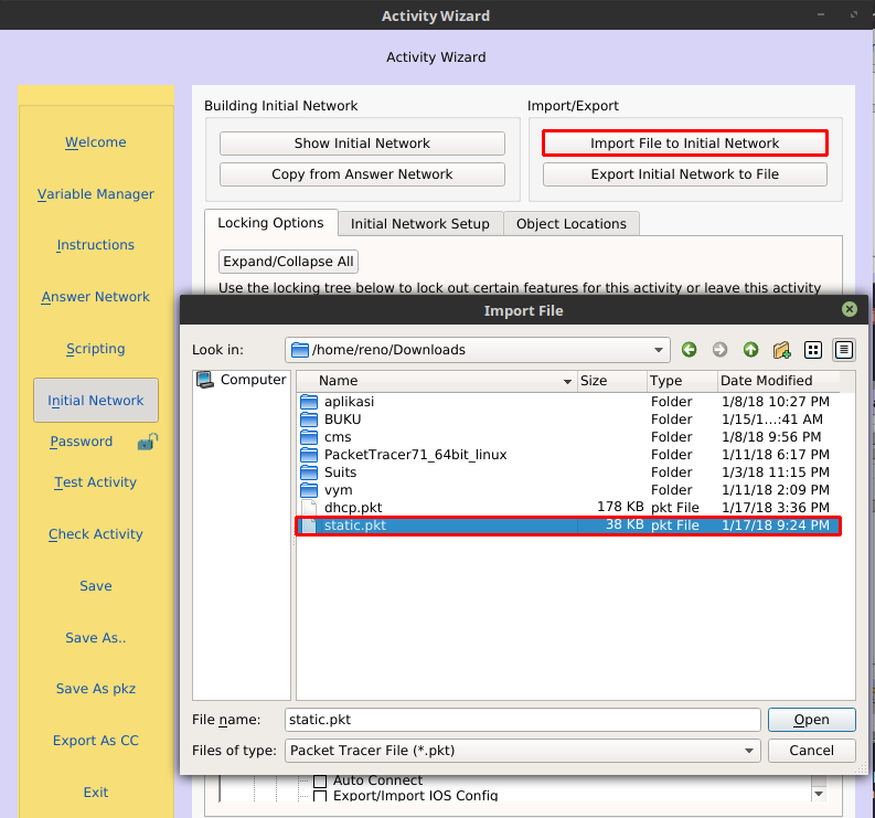 Creat file PKA pada Cisco PacketTracer - Adela Ns