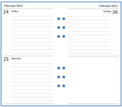 Philofaxy: Free Personal size 2012 diary sets to download and print for ...