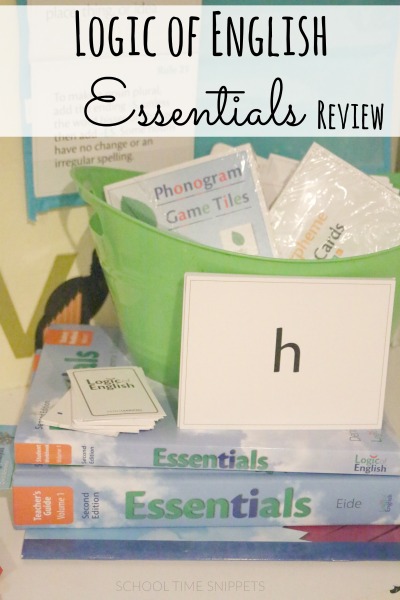 Logic of English Essentials: Edition 2 Review | School Time Snippets