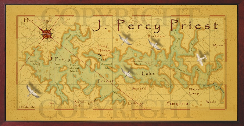 Old field Studio & Leo Lakes: Lake Art! Percy Priest Lake!