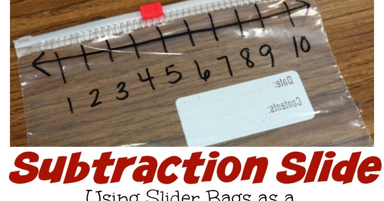 Kindergarten and Mooneyisms: Subtraction Slide