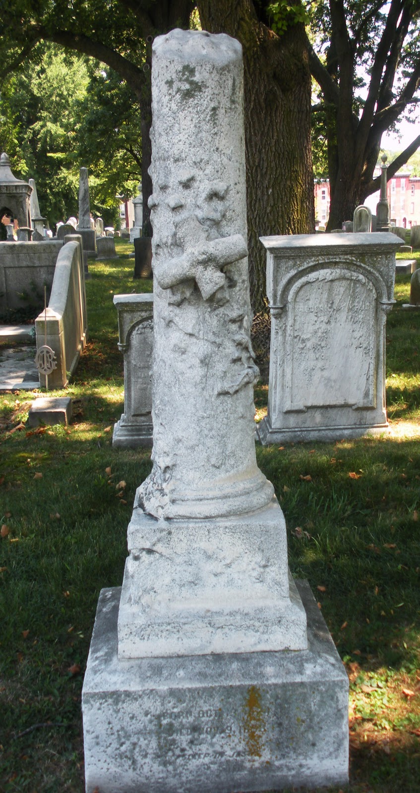 Engraved: : The Stately Column…Broken By Death