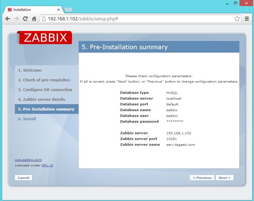 Equipo 2 Sistemas Operativos 5H: Instalar Zabbix En Linux Server