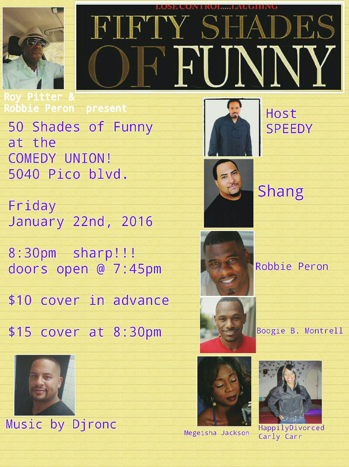 Kingi Knox Presents The GREATEST Fan: Comedian SPEEDY host FIFTY SHADES ...