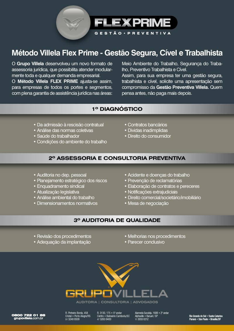 Grupo Villela lança no mercado o Prime Flex - Gestão Preventiva | Work ...