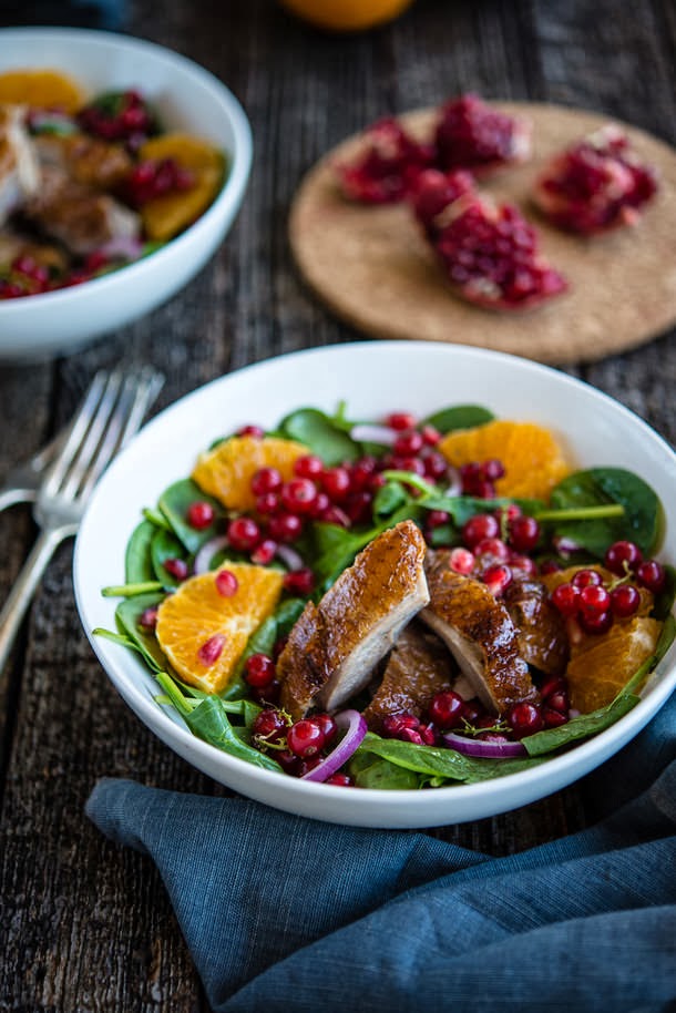Duck, Orange and Pomegranate Salad | Kitchen Assassin
