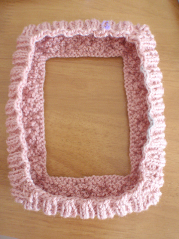 blogginNagoya: knitted photo frame