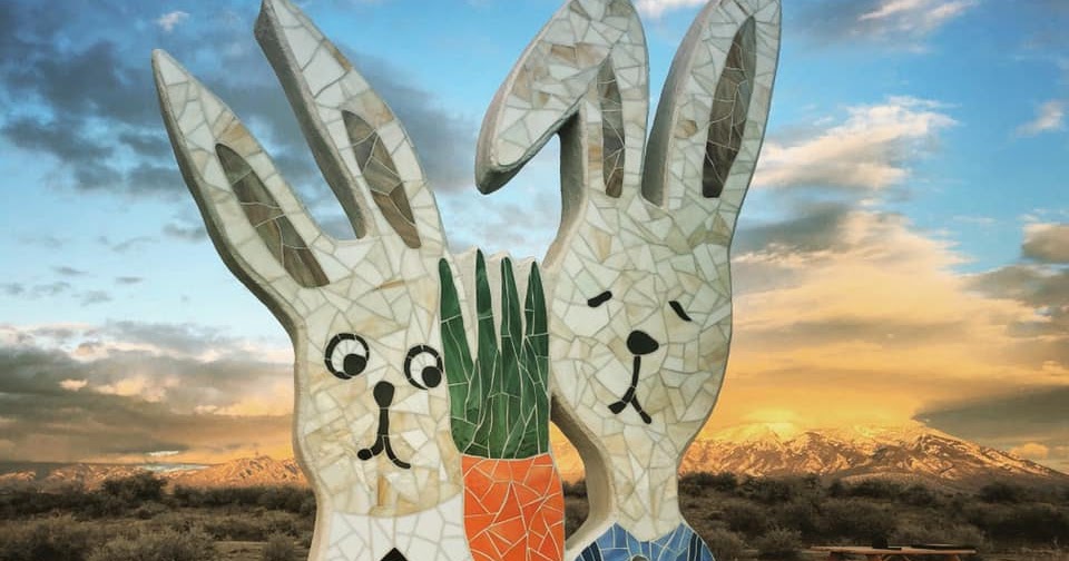 Kasia Mosaics: American Gothic Rabbit Style