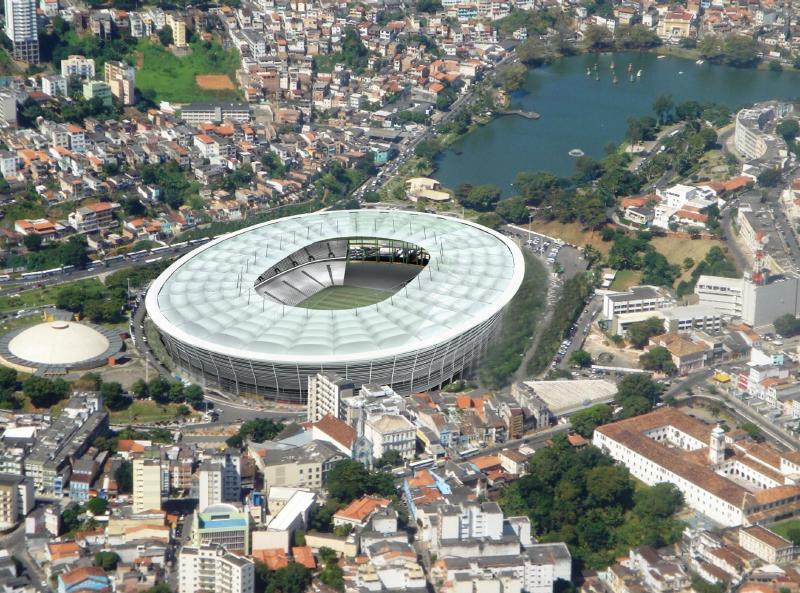 Arena Fonte Nova, em Salvador, já tem 59% das obras concluídas, o ...