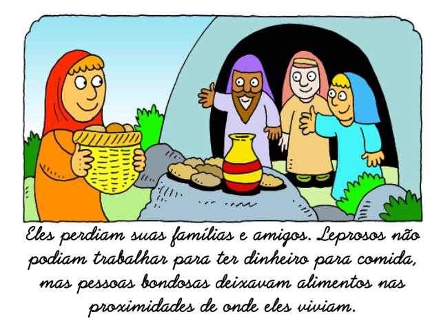 Tia Paula: O leproso agradecido - Lucas 17, 11-19