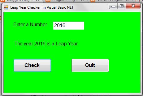 Free Programming Source Codes and Computer Programming Tutorials: Leap ...