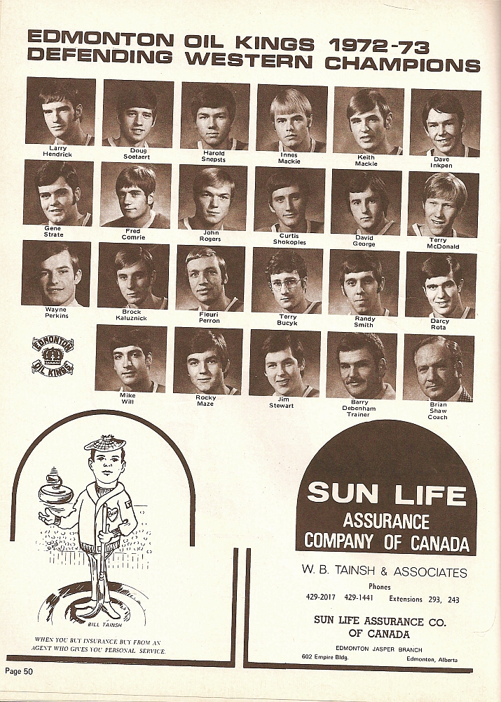 Vintage Edmonton Ephemera: Alberta Oilers Hockey Program (1972-73) Part 2